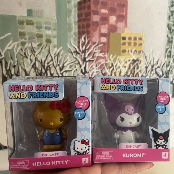 Sanrio | Toys | Kuromi And Hello Kitty Die Cast Figures 2 Figures ...